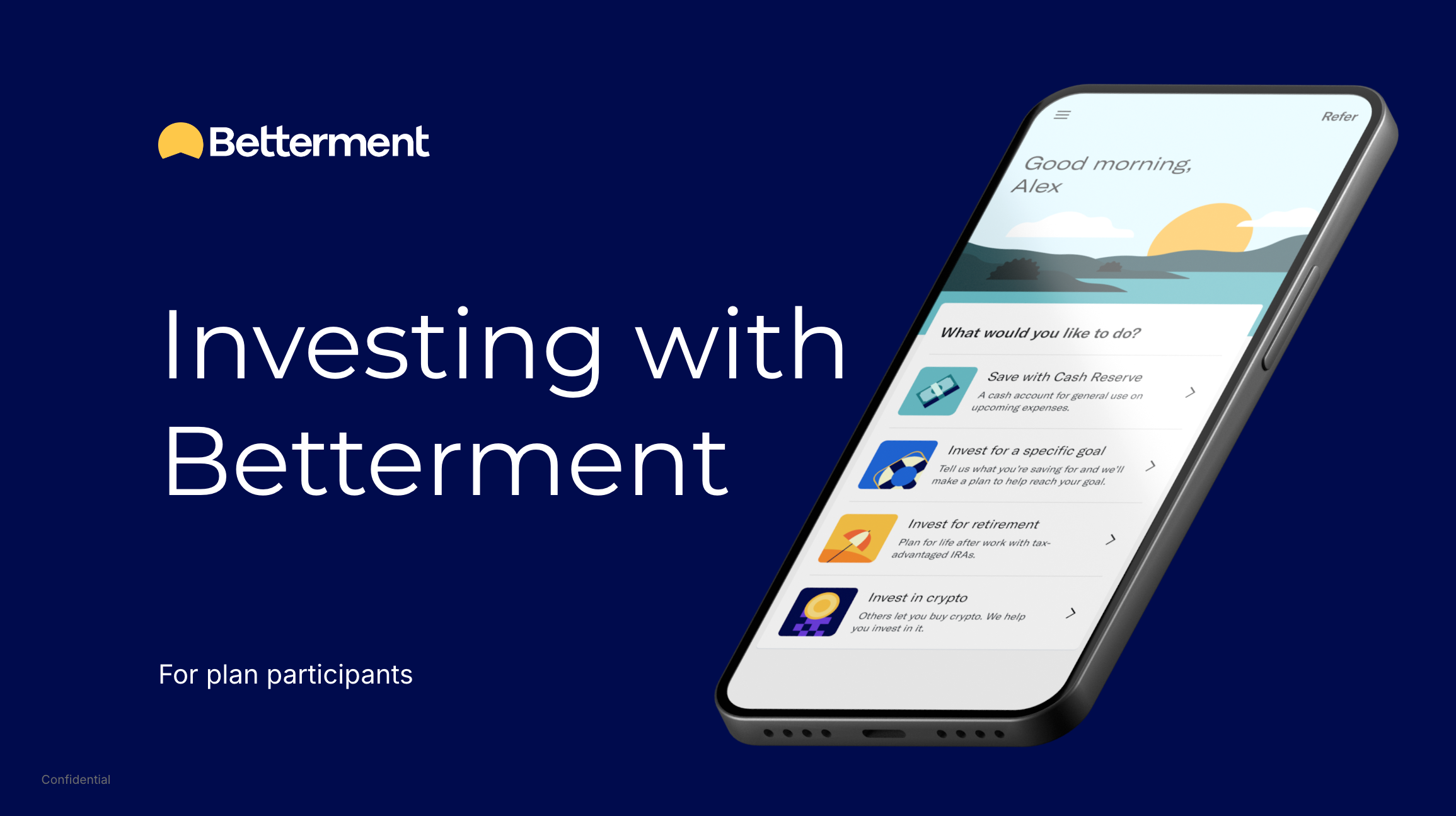 Investing with Betterment